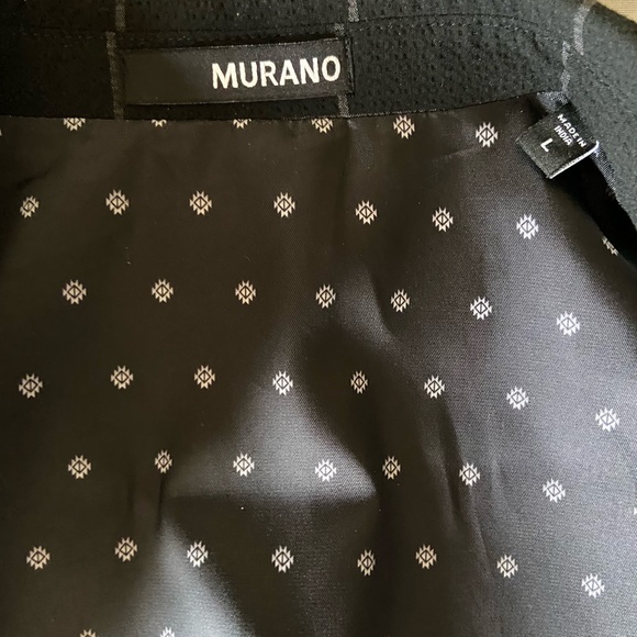Murano | Suits & Blazers | Mens Murano Black Grey Sport Jacket Size ...